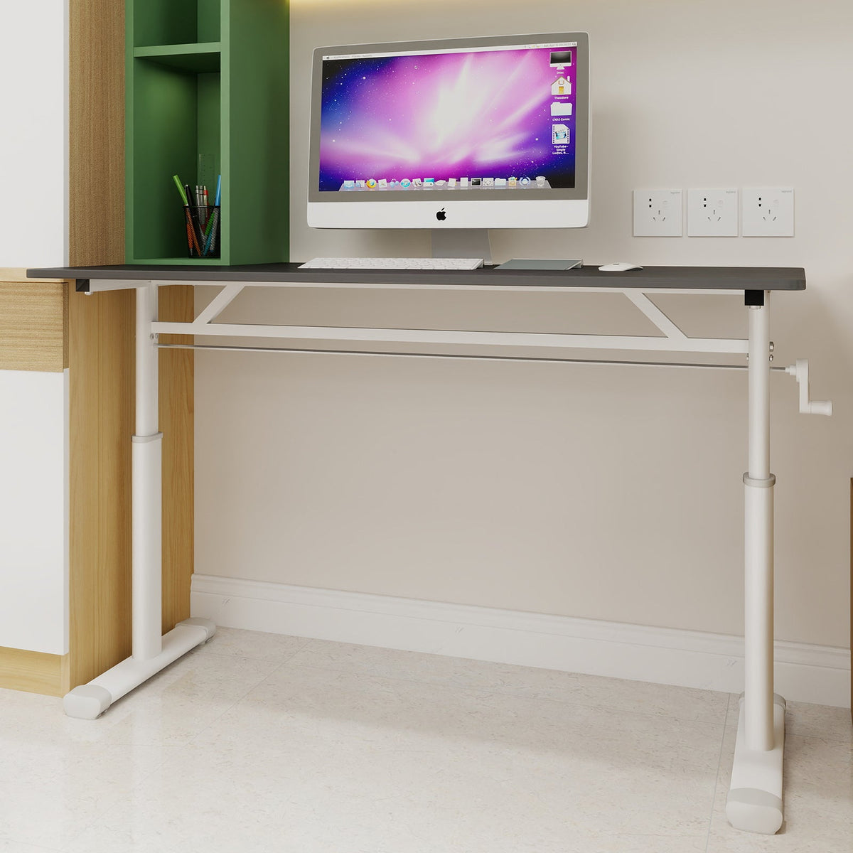 Adjustable Study Desk, Height-Adjustable Multi-Purpose Home/Office, Co ...
