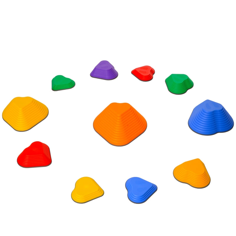 Balance Stepping Stones, 11-Piece Stackable and Non-Slip Set, Lightwei ...