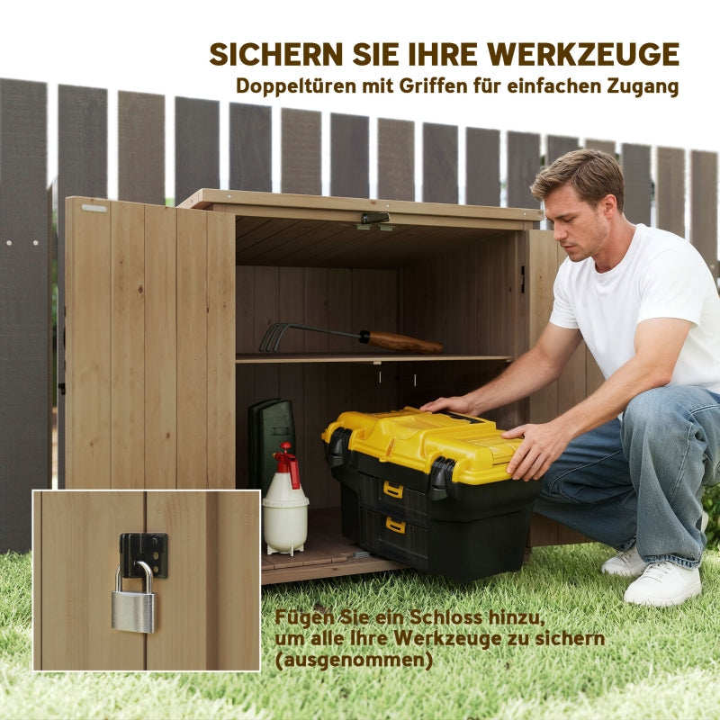 Outdoor Storage Box Weatherproof Asphalt Roof - Dark Grey – Rathwood Store