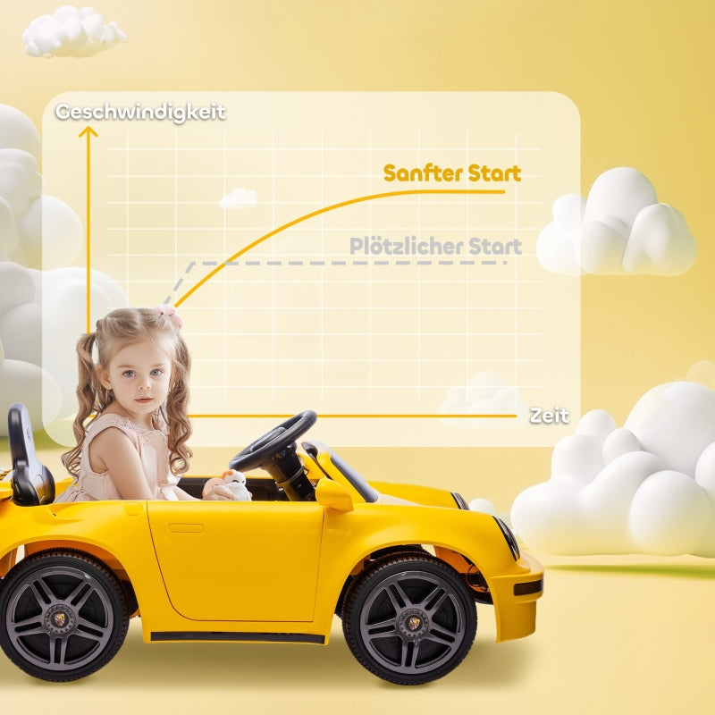 Children's Electric Car with Remote Control, MP3 Player and LED Lights ...